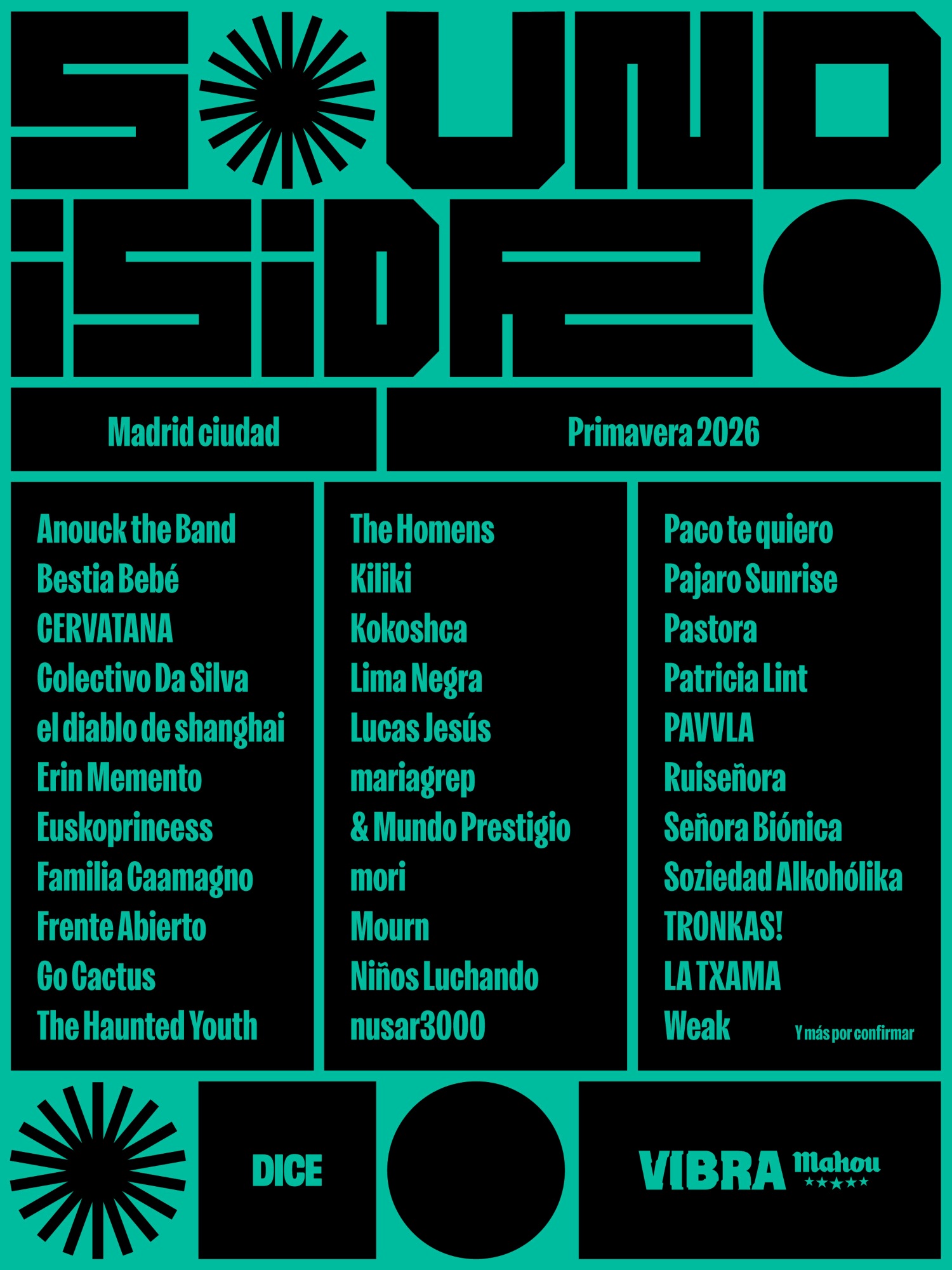 nusar3000, mori, Colectivo Da Silva, Beast Baby… at Sound Isidro